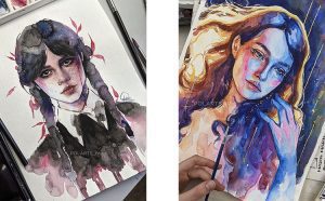 Polina: A Look into the World of a Portrait Artist - AATONAU